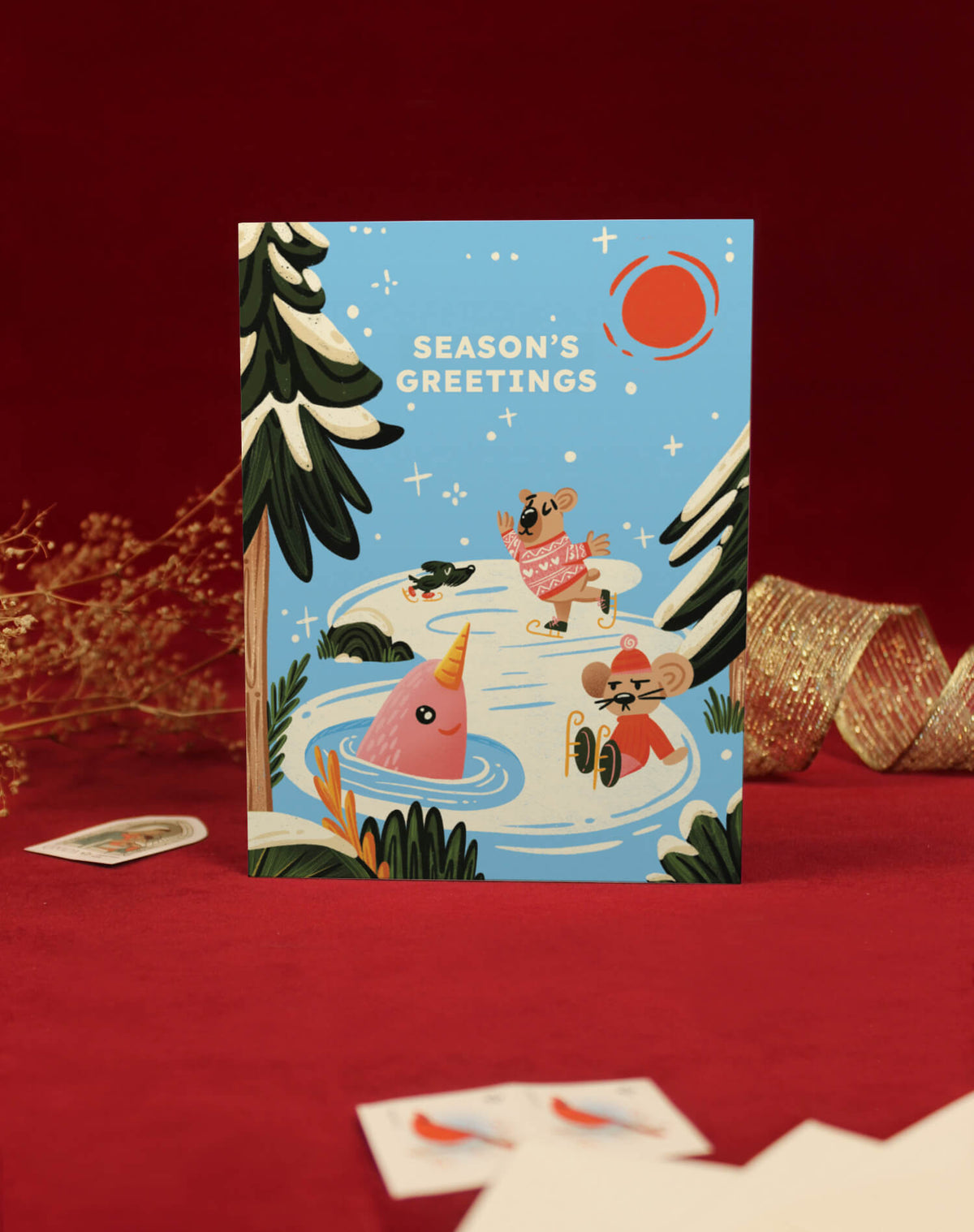 Winter Pond Card | Wallflower Studio– Wallflower Studio Co.